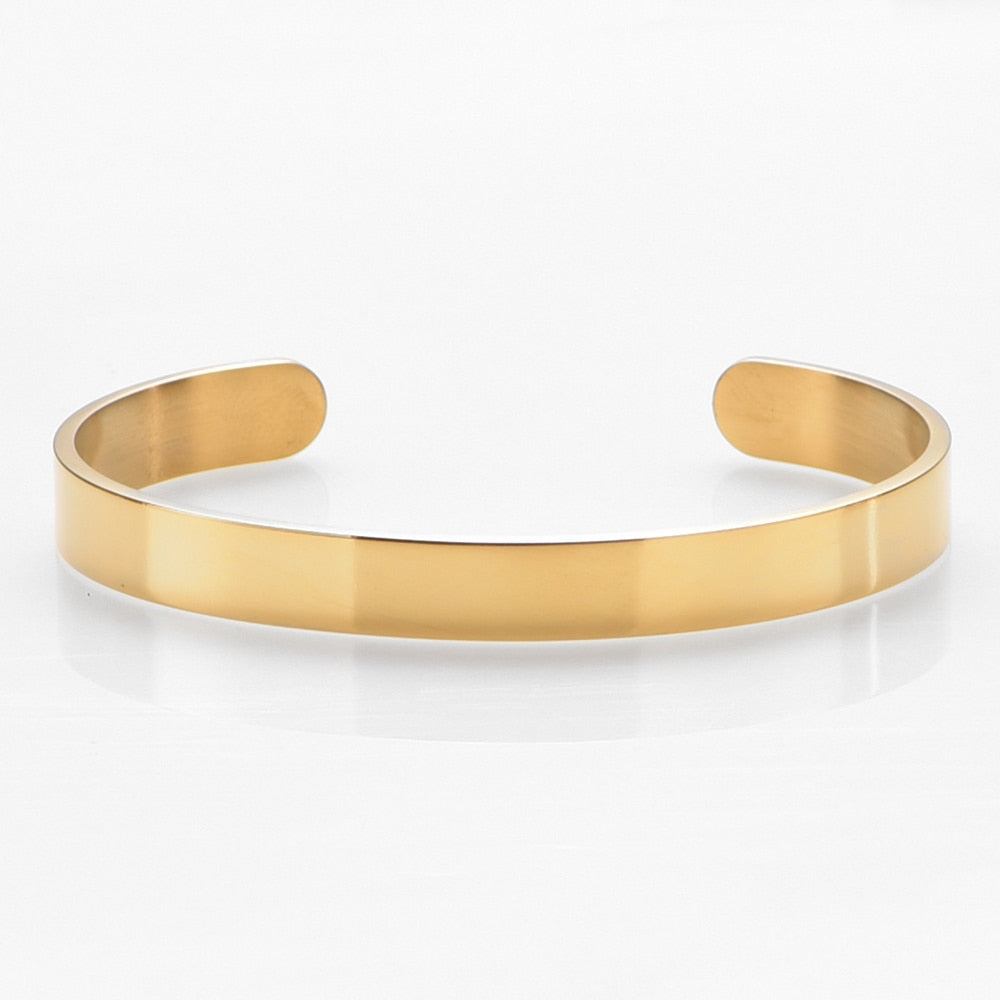 Minimalist Mens Cuff Bracelet – Xavier Stone